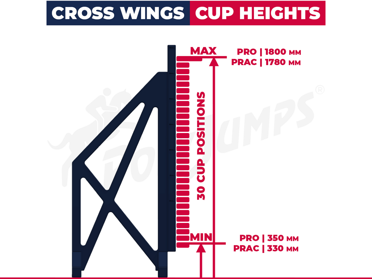 Cross Wing Plastic Jump Wings | PolyJumps®