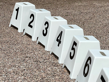 Show Jump Markers | Numbers 1-12 | PolyJumps®
